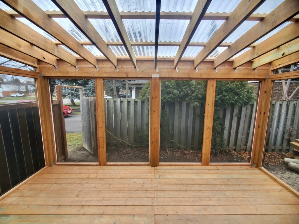 Deck Build Before and After - Adept Services